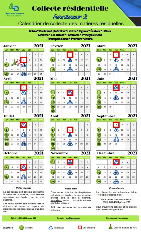 Ordures et recyclage | Ville de Lebel-sur-Quévillon