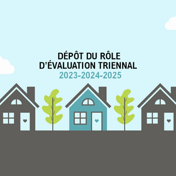 Dépôt du rôle d'évaluation triennal 2023-2024-2025